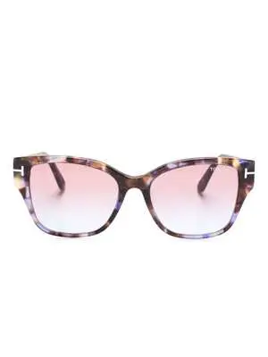TOM FORD Elsa Wayfarer-frame Sunglasses - Purple