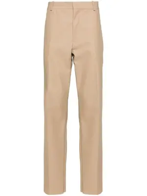 Alexander Mcqueen Straight Hem Pants For Men
