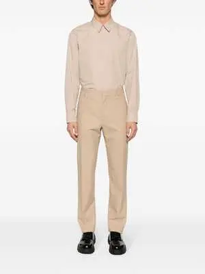 Alexander McQueen Mid-rise Tailored Twill Trousers