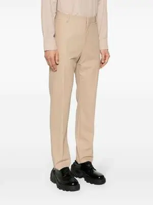 Alexander McQueen Mid-rise Tailored Twill Trousers