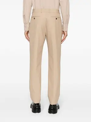 Alexander McQueen Mid-rise Tailored Twill Trousers