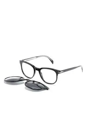 DB EYEWEAR BY DAVID BECKHAM Db 7120 Square Frame Glasses - Black