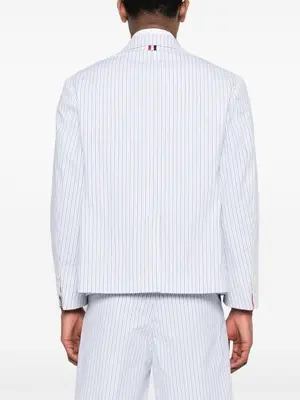 Thom Browne Seersucker Striped Blazer