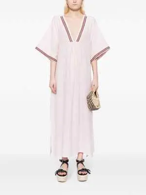 LEMLEM Edna Cotton-blend Maxi Dress - Pink
