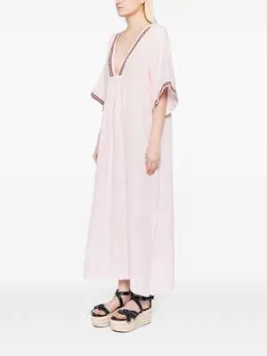 LEMLEM Edna Cotton-blend Maxi Dress - Pink