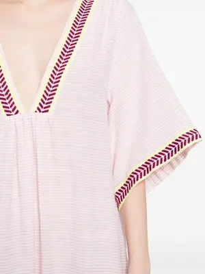 LEMLEM Edna Cotton-blend Maxi Dress - Pink