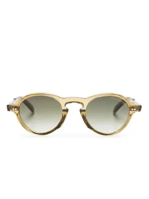 CUTLER & GROSS Round-frame Sunglasses - Brown