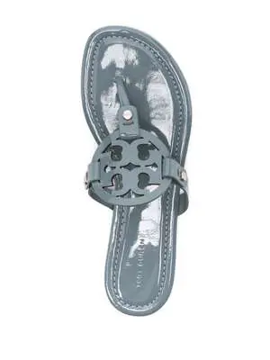 Tory Burch Miller Patent-leather Flip-flops