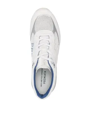 Premiata Moerun Logo-detail Sneakers - White