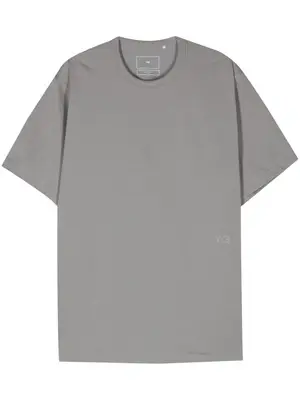 Y3 Logo-print Cotton-blend T-shirt