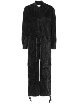 MARANT ETOILE Idany Denim Jumpsuit - Black