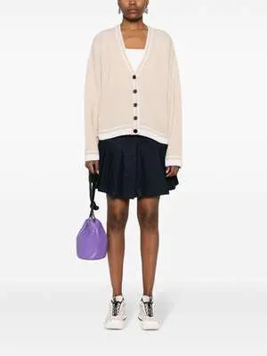 MSGM Embroidered-logo Cardigan
