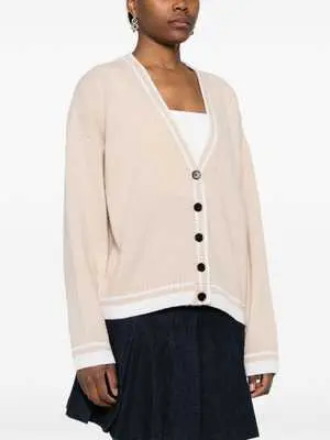 MSGM Embroidered-logo Cardigan