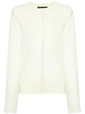 Fabiana Filippi Metallic-threading Wool Cardigan