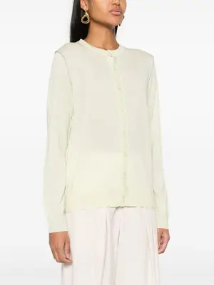 Fabiana Filippi Metallic-threading Wool Cardigan