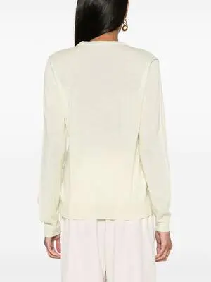 Fabiana Filippi Metallic-threading Wool Cardigan