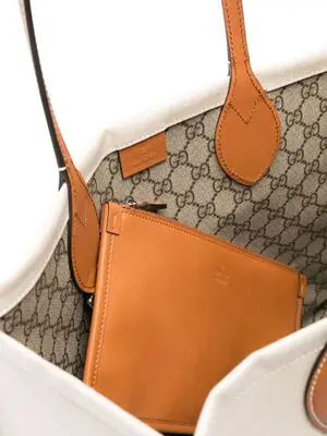 Gucci Print Tote - Neutrals