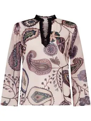 Silvia Tcherassi Toscana Paisley-print Blouse