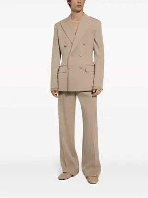 Dolce & Gabbana Floral-appliqué Double-breasted Suit