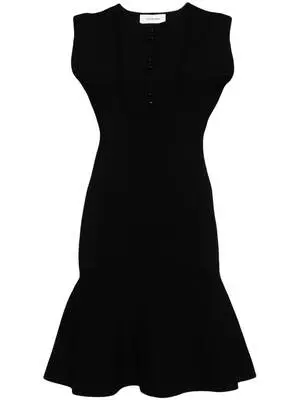 Yves Salomon Paneled Day Dresses