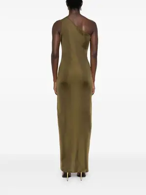 Saint Laurent One-shoulder Maxi Dress