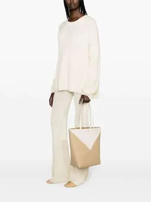 TOTEME Brushed-effect Silk Jumper - Neutrals