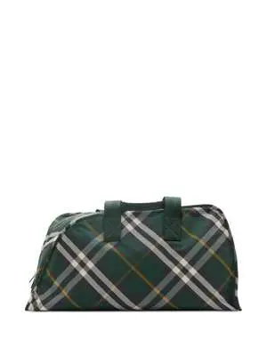 Burberry Large Check-pattern Duffle Bag