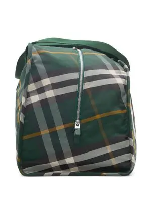 Burberry Large Check-pattern Duffle Bag