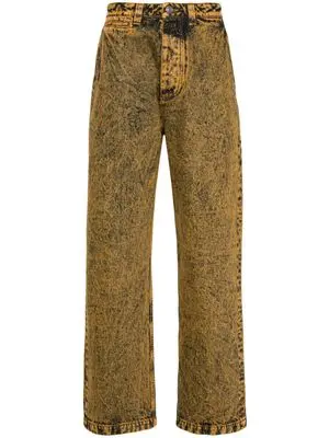 Marni Marble-dyed Tapered Jeans