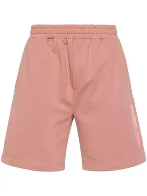 Helmut Lang Space-logo Cotton Shorts