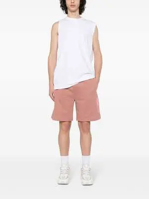 Helmut Lang Space-logo Cotton Shorts