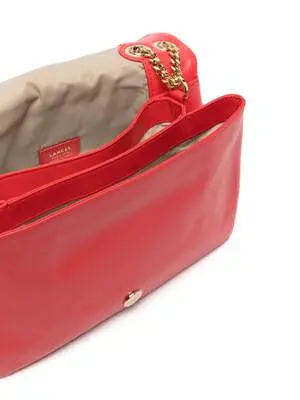 LANCEL Billie De M Flap Bag - Red
