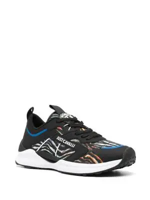 Just Cavalli Tiger-print Running Sneakers