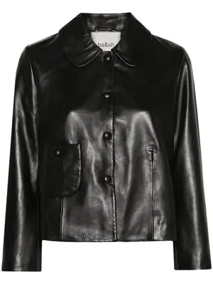 Ba&sh Mylos Leather Jacket - Black