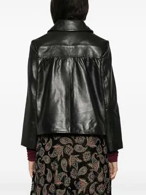 Ba&sh Mylos Leather Jacket - Black