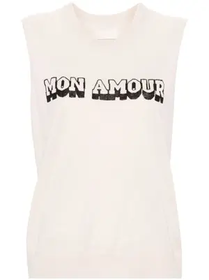 Zadig&Voltaire Nida Li Mon Amour Knitted Top