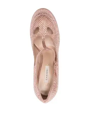 Casadei 160mm Rhinestone-embellished Pumps