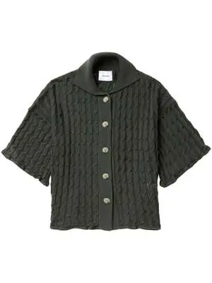 HALFBOY Cable-knit Top