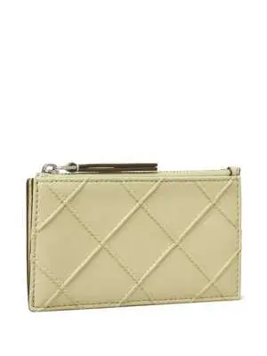 Tory Burch Fleming Soft Leather Cardholder - Neutrals
