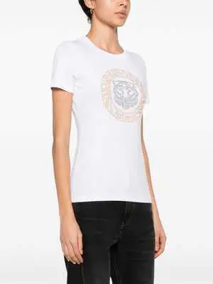 Just Cavalli Tiger Head Studded T-shirt