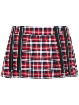 Dsquared2 Checked Pleated Mini Skirt