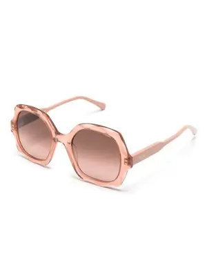 Chloé Scallop Round-frame Sunglasses