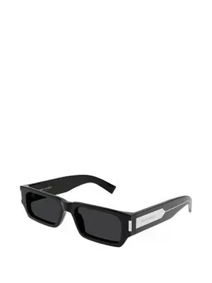 Saint Laurent Rectangle-frame Sunglasses - Black