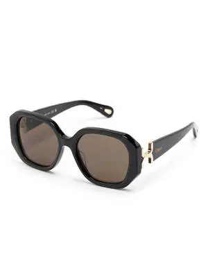 Chloé Marcie Oversize Sunglasses - Black