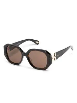 Chloé Marcie Square-frame Sunglasses - Brown