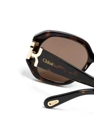Chloé Marcie Square-frame Sunglasses - Brown
