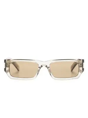 Saint Laurent Naked Wire Rectangle-frame Sunglasses