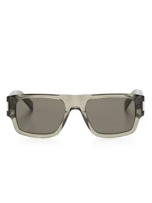 Saint Laurent Pilot-frame Sunglasses - Brown