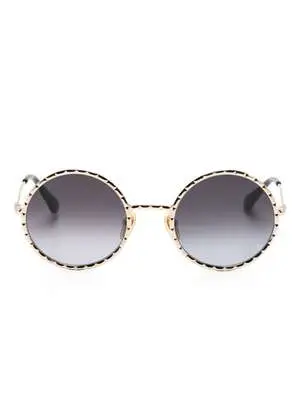 Chloé Round-frame Sunglasses - Gold