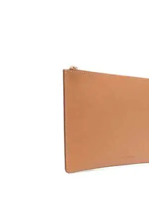 Il Bisonte Embossed-logo Detail Wallet - Neutrals